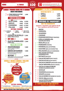 PERSONALIZZA IL TUO #BURGER - 180 grammi Burgers & Beers